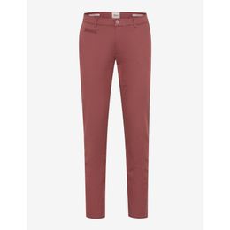 Brax Herren Chino Style FABIO IN SMOKE VELVET, dunkelrot, Gr. 42/30
