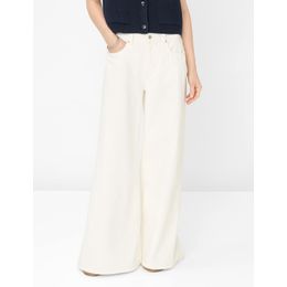 Brax Damen Five-Pocket-Hose Style MARCH OFFWHITE, denim cremewei&szlig;, Gr. 34K