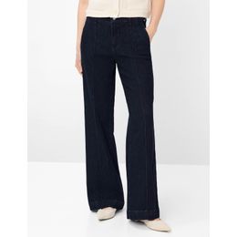 Brax Damen Palazzohose Style MAINE CLEAN DARK BLUE, denim dunkelblau, Gr. 38