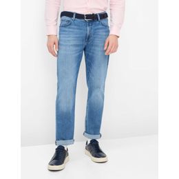 Brax Herren Five-Pocket-Hose Style CLINT DARK REBEL USED, denim blau, Gr. 33/34