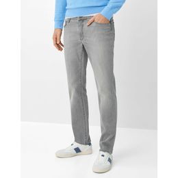 Brax Herren Five-Pocket-Hose Style CHUCK STONE GREY USED, denim hellgrau, Gr. 33/34
