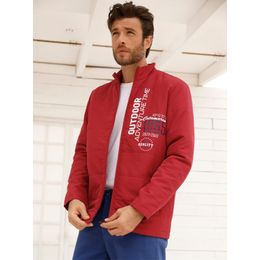 Catamaran Herren Steppjacke f&uuml;r normale Wintertemperaturen, kirsche-bedruckt, Gr&ouml;&szlig;e 50