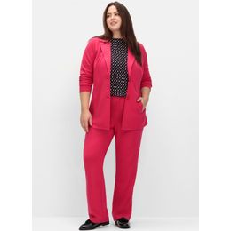 sheego Damen Hose mit Komfortbund, in gerader Form, sorbet pink, Gr&ouml;&szlig;e 42