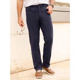 Marco Donati Herren 5-Pocket-Hose in Twill-Qualit&auml;t, marine, Gr&ouml;&szlig;e 48