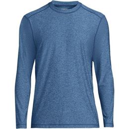 LANDS' END Langarm-Badeshirt, Herren,  Blau, by Lands' End