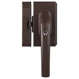 Abus FO500 B EK braun Fenster-Zusatzschloss mit Sperrb&uuml;gel FO 500 AL0089
