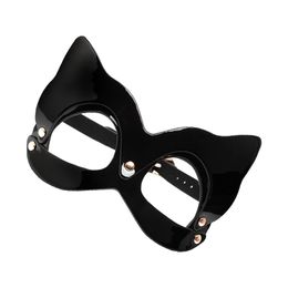 High Gloss Bondage Cat Mask