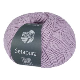 Setapura von Lana Grossa, Fliederlila, aus Seide