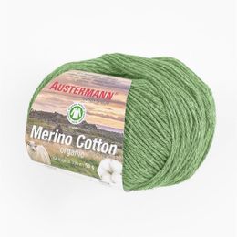 Merino Cotton organic von Austermann , Gr&uuml;n, aus Schurwolle
