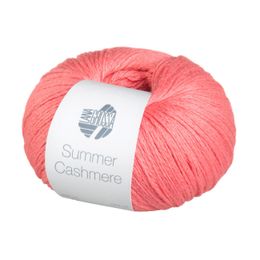 Summer Cashmere von Lana Grossa, Lachsrot, aus Baumwolle
