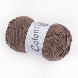 Cotone Uni von Lana Grossa, Taupe, aus Baumwolle