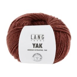 Yak von Lang Yarns, Weinrot, aus Schurwolle