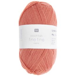 Essentials Fine Fine Merino von Rico Design, Apricot, aus Schurwolle