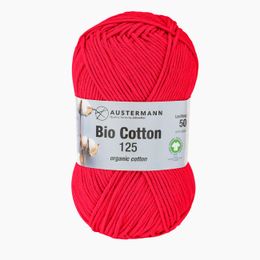 Bio Cotton 125 von Austermann , Rot, aus Baumwolle