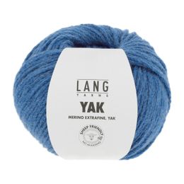 Yak von Lang Yarns, Azur M&eacute;lange, aus Schurwolle