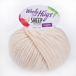 Sheep Uni von Woolly Hugs, Sand, aus Wolle