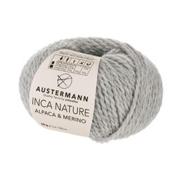 Inca Nature von Austermann , Silber meliert, aus Schurwolle