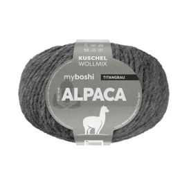 Alpaca von myboshi, Titangrau, aus Polyacryl