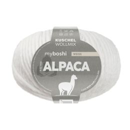 Alpaca von myboshi, Wei&szlig;, aus Polyacryl
