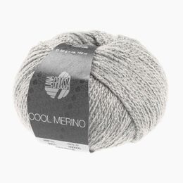 Cool Merino von Lana Grossa, Hellgrau, aus Schurwolle