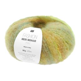 Fashion Meri Mohair Print von Rico Design, Fresh Lime, aus Schurwolle
