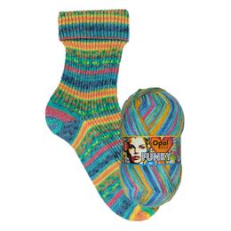 Sockenwolle Funky 4-fach von Opal, Tanzende M&auml;rchenschuhe, aus Schurwolle
