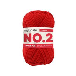 No. 2 von myboshi, Tomate, aus Baumwolle