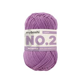 No. 2 von myboshi, Candy Purpur, aus Baumwolle