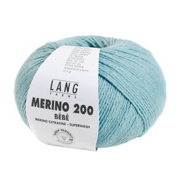 Merino 200 B&eacute;b&eacute; Superwash von Lang Yarns, Mint dunkel, aus Schurwolle