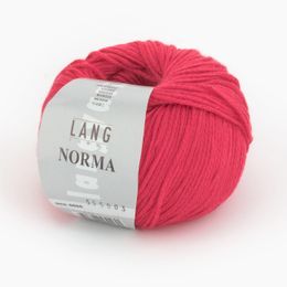 Norma von Lang Yarns, Rot, aus Baumwolle