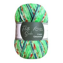 Sockenwolle Flotte Socke 4-fach Graziosa von Rellana Garne, Gr&uuml;n, aus Schurwolle