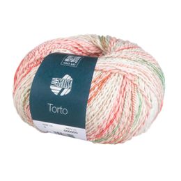 Torto von Lana Grossa, Pastellgr&uuml;n/Rosa/Orange/Gr&uuml;n/Hellgrau, aus Baumwolle