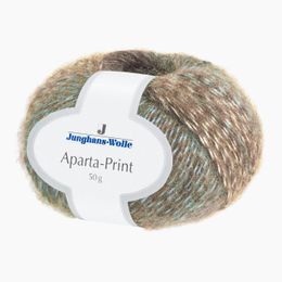 Aparta-Print von Junghans-Wolle, Beige, aus Mohair