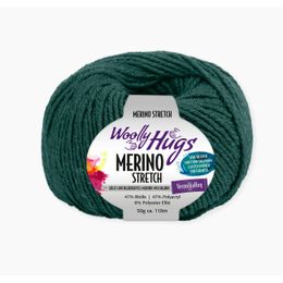 Merino Stretch von Woolly Hugs, Petrol, aus Schurwolle