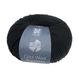 Cool Wool Superbig von Lana Grossa, Schwarz, aus Schurwolle