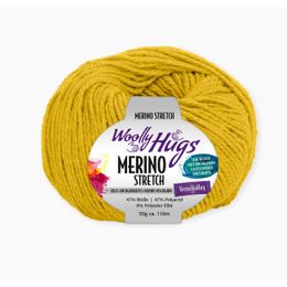 Merino Stretch von Woolly Hugs, Curry, aus Schurwolle