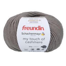 my touch of cashmere von freundin x Schachenmayr, Zinc, aus Schurwolle