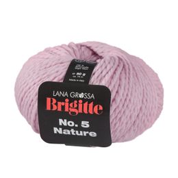 Brigitte No. 5 von Lana Grossa, Pastellrosa, aus Schurwolle