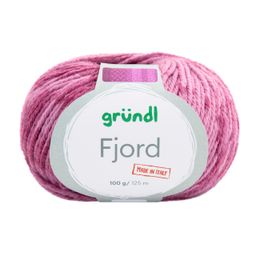 gr&uuml;ndl Fjord von Gr&uuml;ndl, Rosa/Zyklam, aus Schurwolle