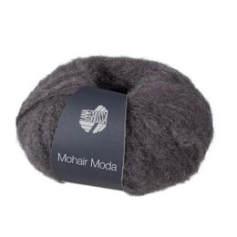 Mohair Moda von Lana Grossa, Dunkelgrau, aus Mohair