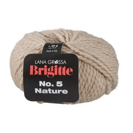 Brigitte No. 5 von Lana Grossa, Beige, aus Schurwolle