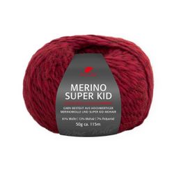 Merino Super Kid von Pro Lana, Kirsche meliert, aus Wolle