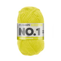 No. 1 von myboshi, Neongelb, aus Polyacryl