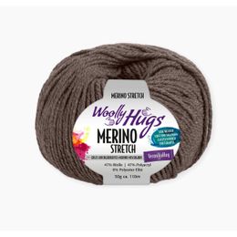 Merino Stretch von Woolly Hugs, Holz, aus Schurwolle