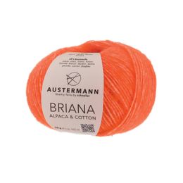 Briana Alpaca & Cotton von Austermann , Orange, aus Alpaka