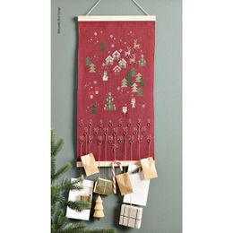Rico Design Adventskalender - Weihnachtslandschaft