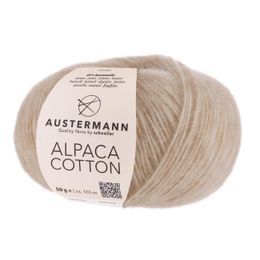 Alpaca Cotton von Austermann , Creme, aus Alpaka