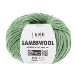 Lambswool von Lang Yarns, Gr&uuml;n M&eacute;lange, aus Schurwolle