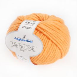 Merino Dick von Junghans-Wolle, Mandarine, aus Schurwolle