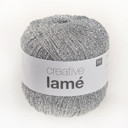 Creative Lam&eacute; von Rico Design, Silber, aus Polyester